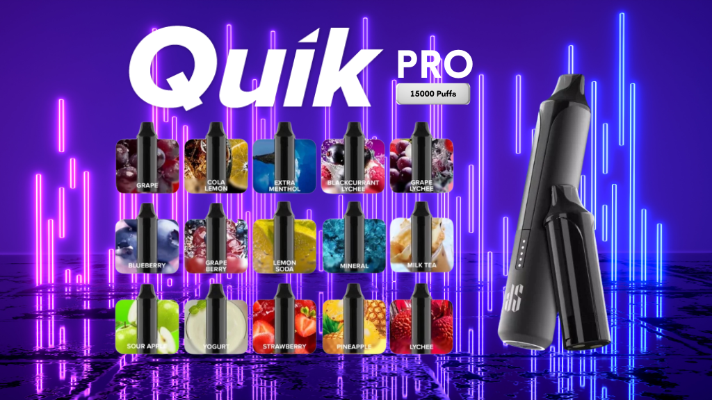 KS Quik Pro 15000 Puffs พอตใช้แล้วทิ้ง ระดับโปร ควันแน่น รสจัดจ้าน ...